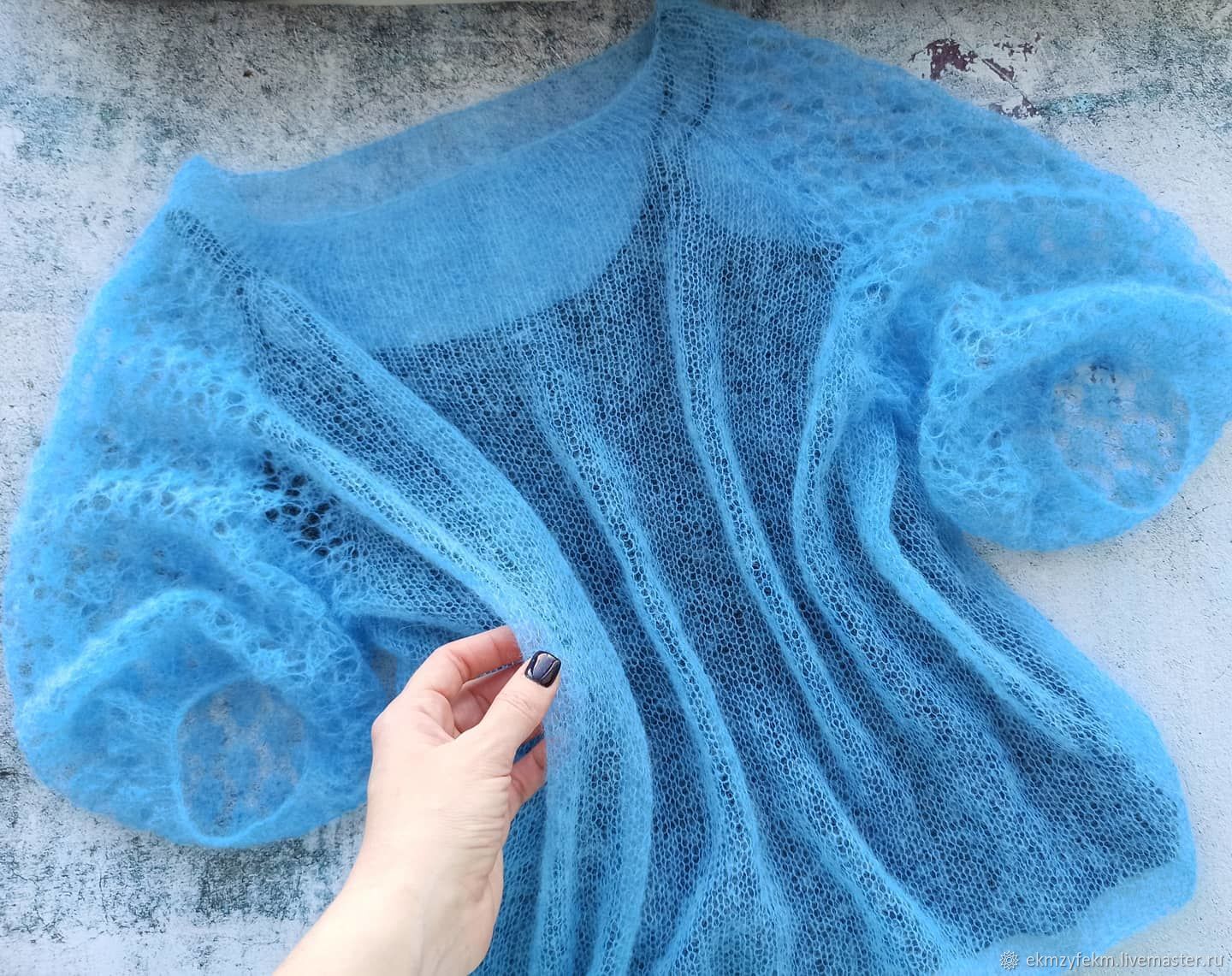 Джемпер паутинка из мохера — Balabolkina.Ru