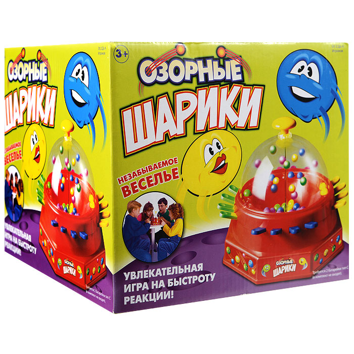 Настольная игра "Озорные шарики" — купить в интернет-магазине OZON с ...