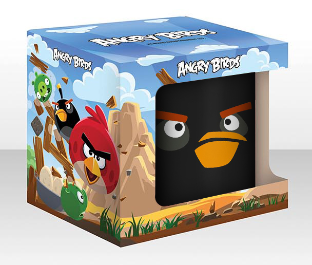 Кружка Angry Birds "Черная птичка", 300 мл — купить в интернет-магазине ...