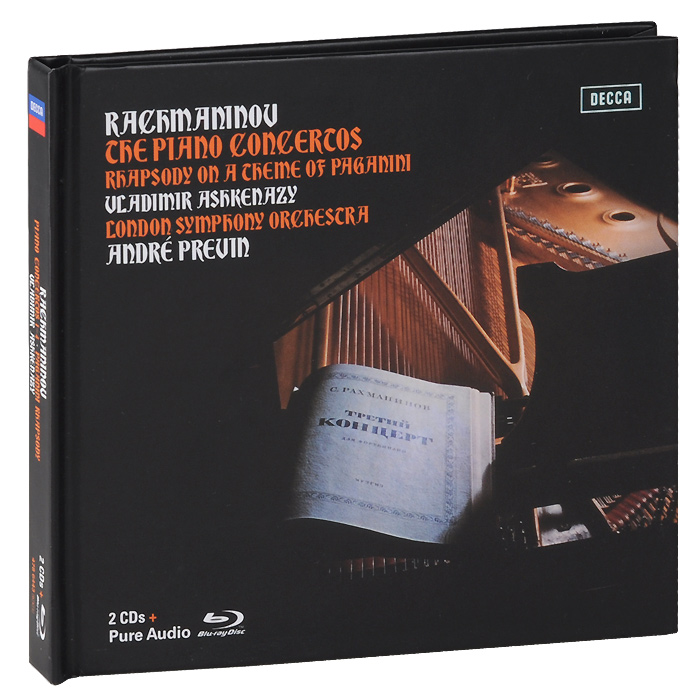 Audio CD, Blu-ray Vladimir Ashkenazy. Rachmaninov. Piano Concertos 1-4 / Paganini Rhapsody ...