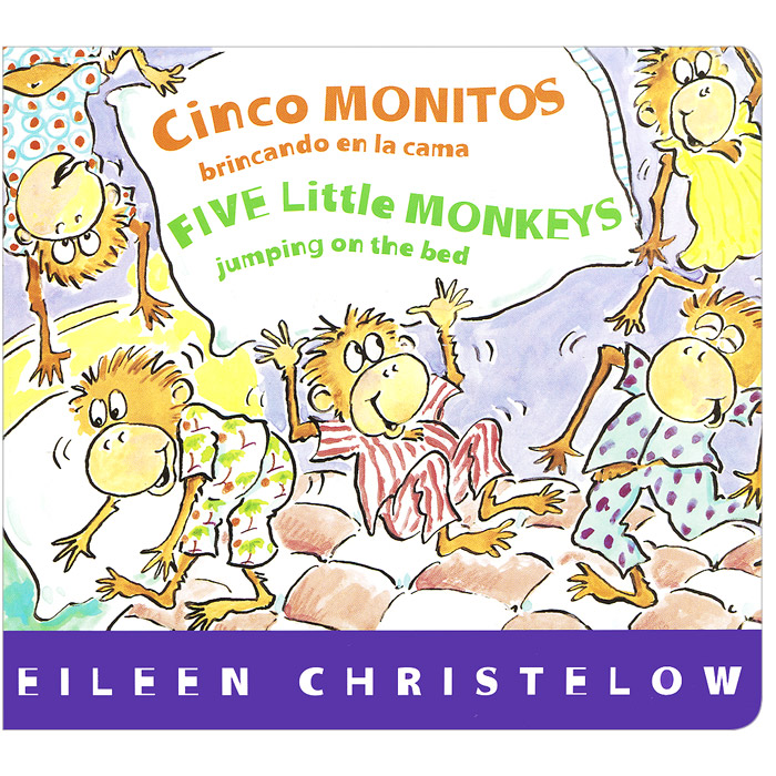 Cinco monitos brincando en la cama / Five Little Monkeys Jumping on the ...
