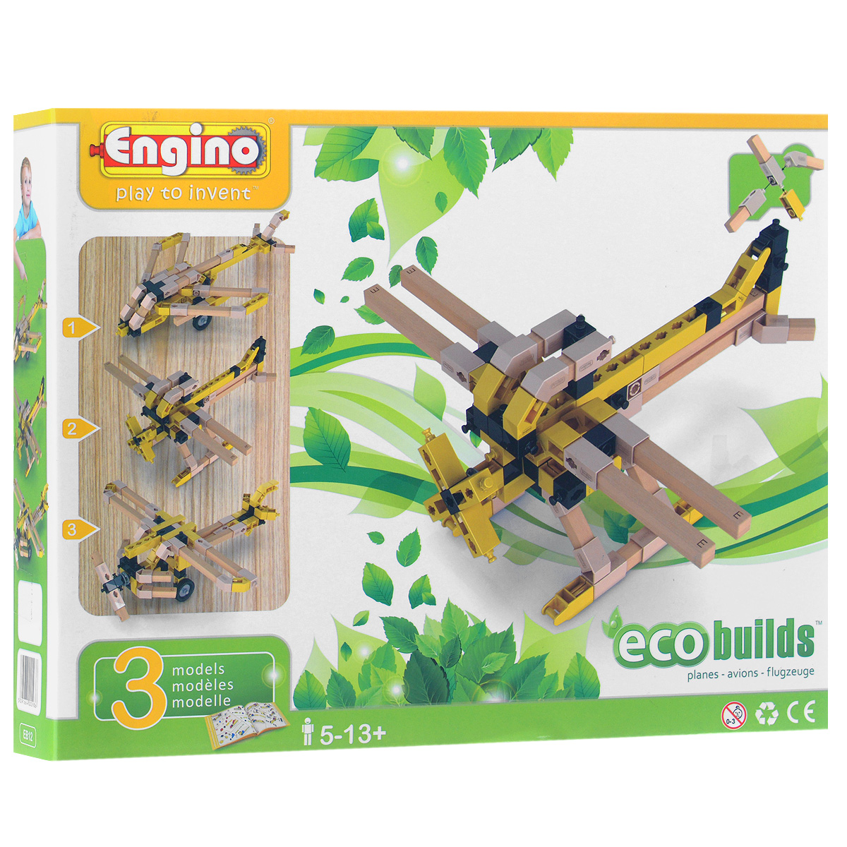 Конструктор Engino Eco Builds Planes / Самолеты (3 модели) — купить в ...