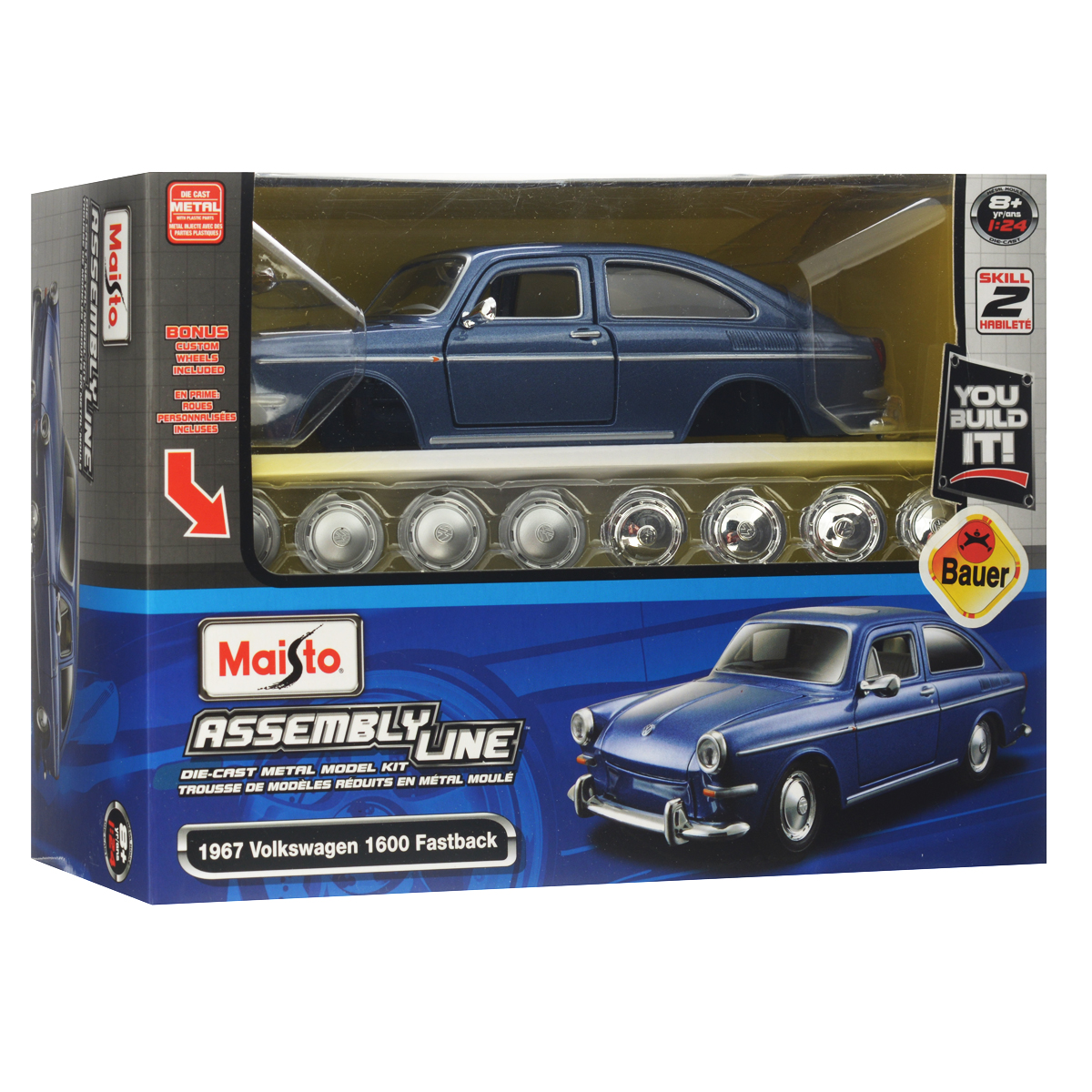 Maisto Модель для сборки Volkswagen 1600 Fastback (1967) — купить в ...