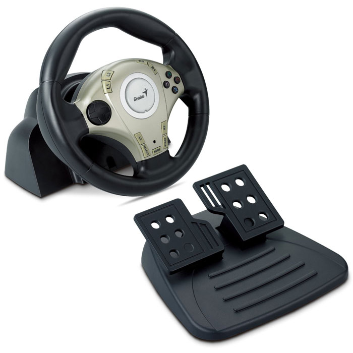 Genius TwinWheel F1 руль с педалями для PC/PlayStation 2 — купить в ...