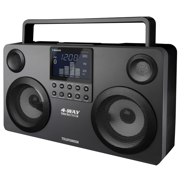 Характеристики Telefunken TF-SRP3470B, Grey аудиомагнитола, подробное ...