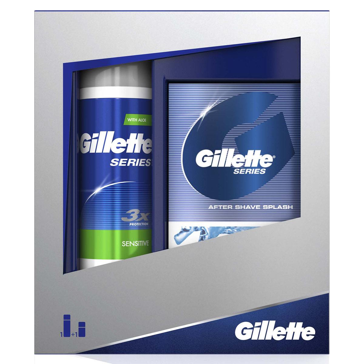 Gillette Подарочный набор Series: (Пена для бритья Series + Лосьон ...