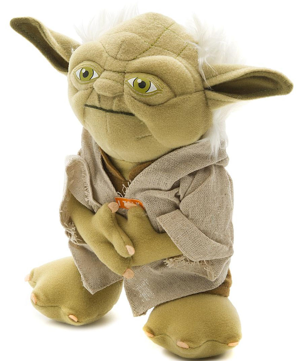 Star Wars Мягкая озвученная игрушка Йода 20 см — купить в интернет ...