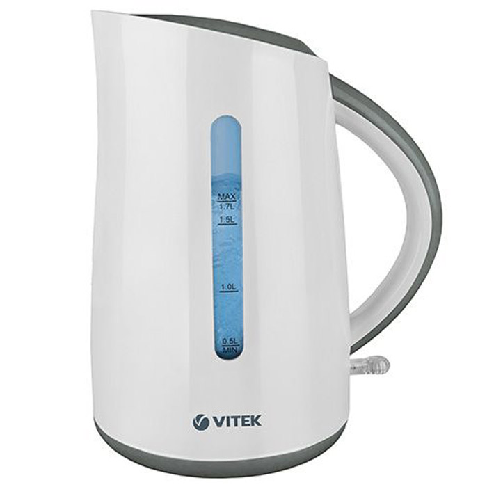Купить электрический чайник Vitek Vitek VT-7015(GY) Yellow, Пластик по низкой цене: отзывы, фото ...