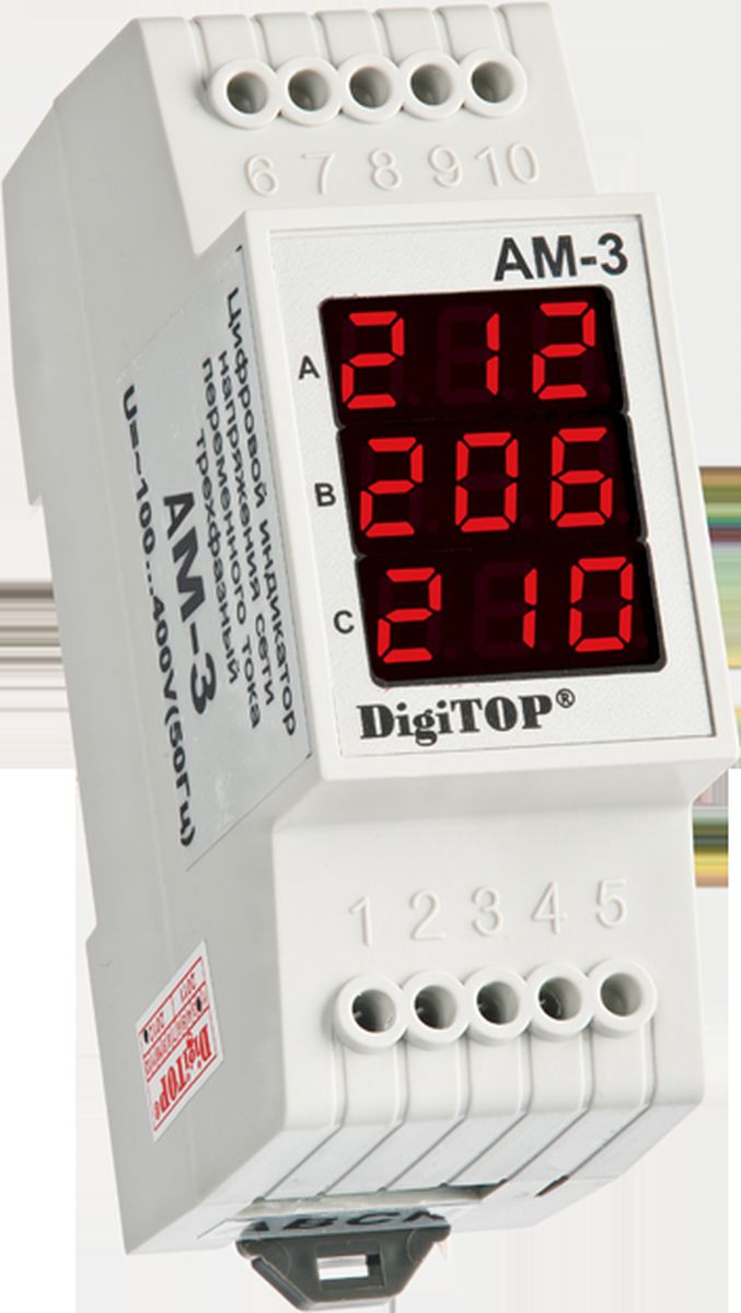 Амперметр DigiTOP АМ-3 - купить по выгодной цене в интернет-магазине OZON