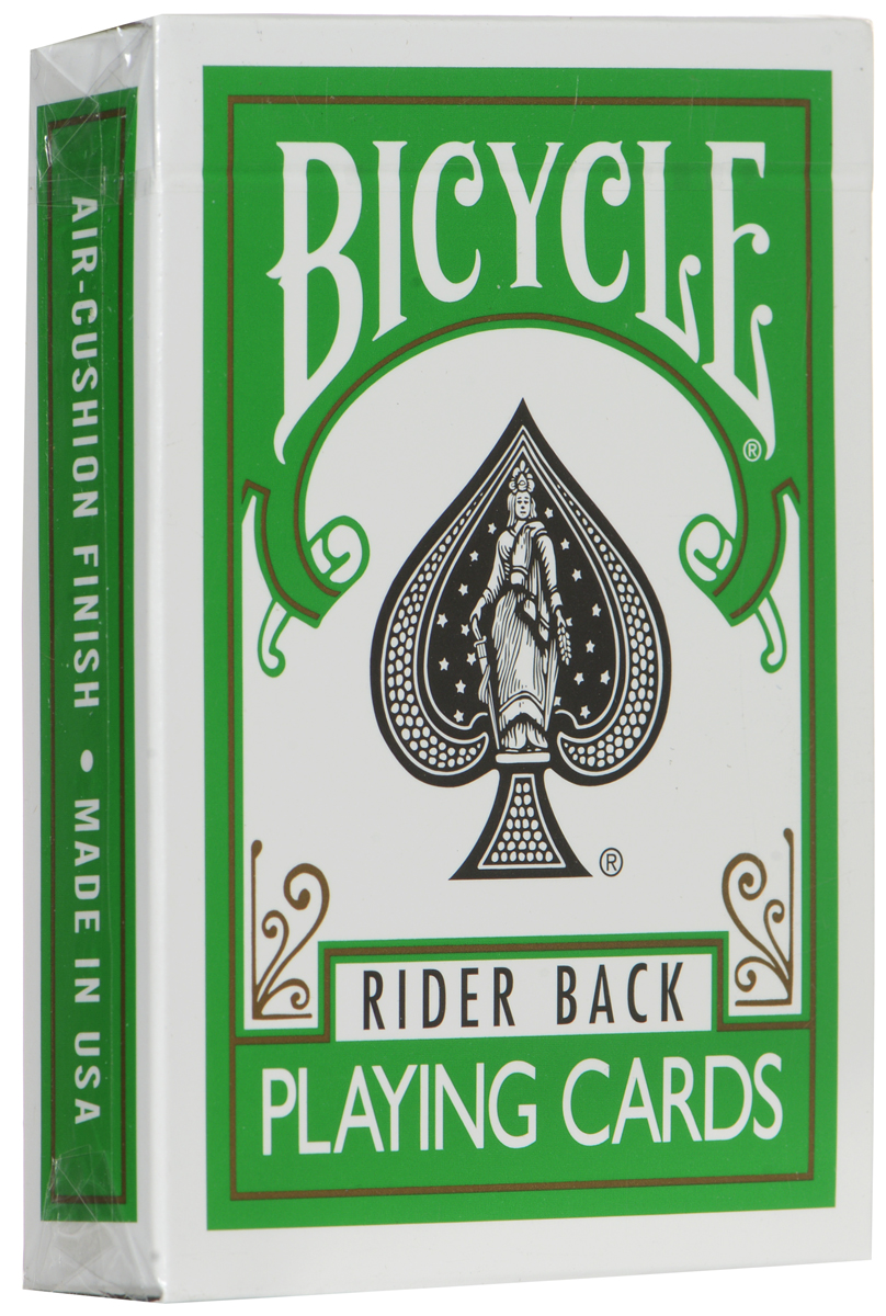 Карты игральные Bicycle "Gold Standard", цвет: зеленый, 54 карты ...