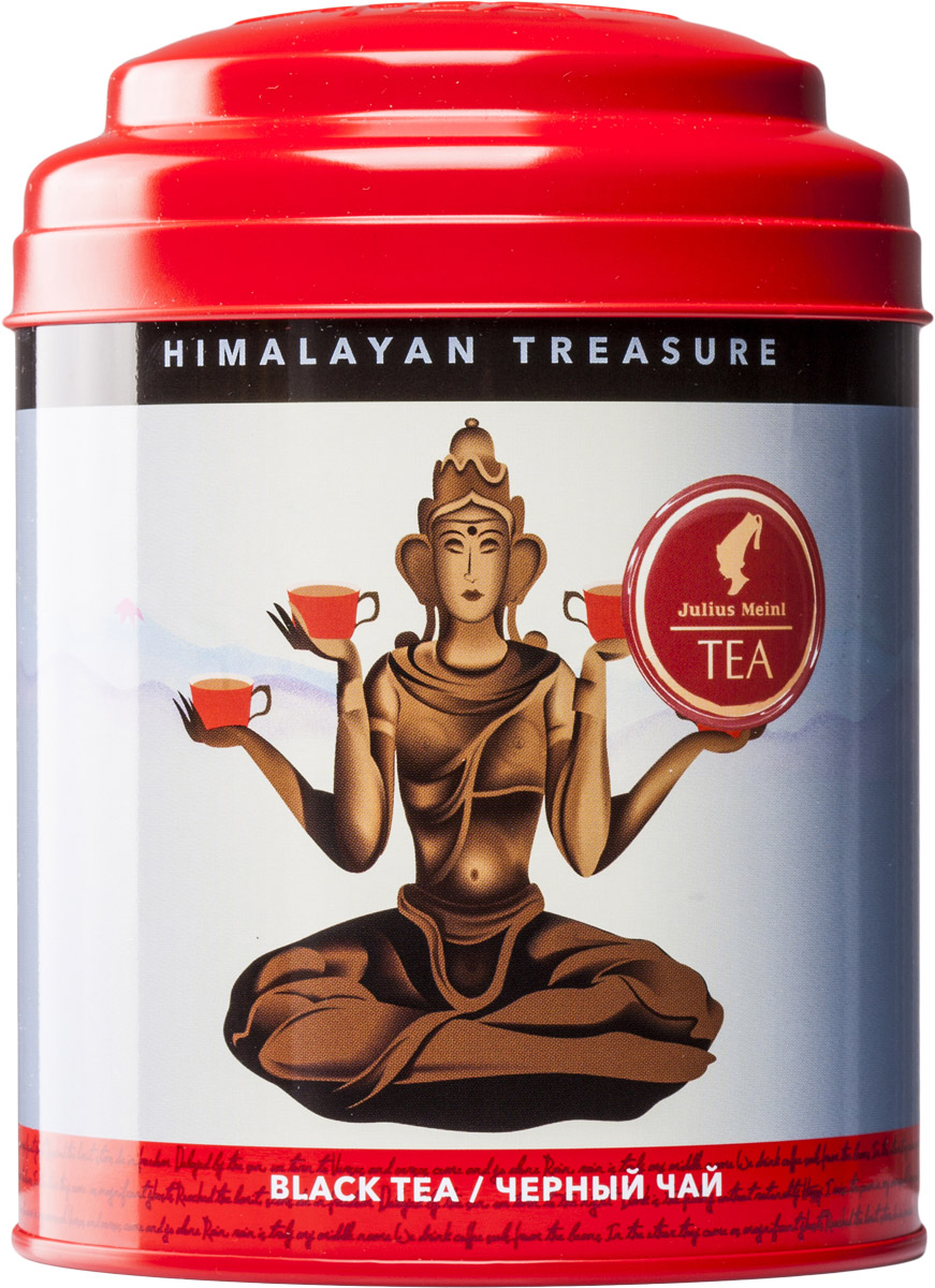 Julius Meinl "Сокровище Гималаев" черный листовой чай с золотыми ...