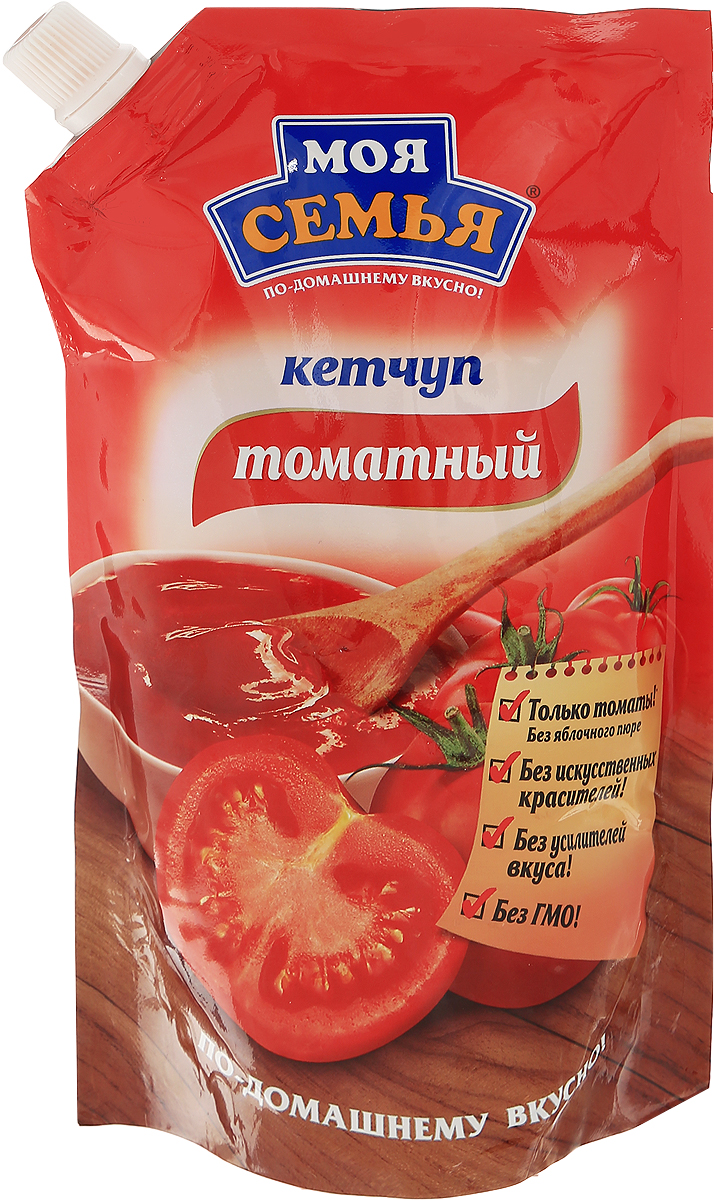 Моя семья кетчуп Томатный, 330 г — купить в интернет-магазине OZON с ...