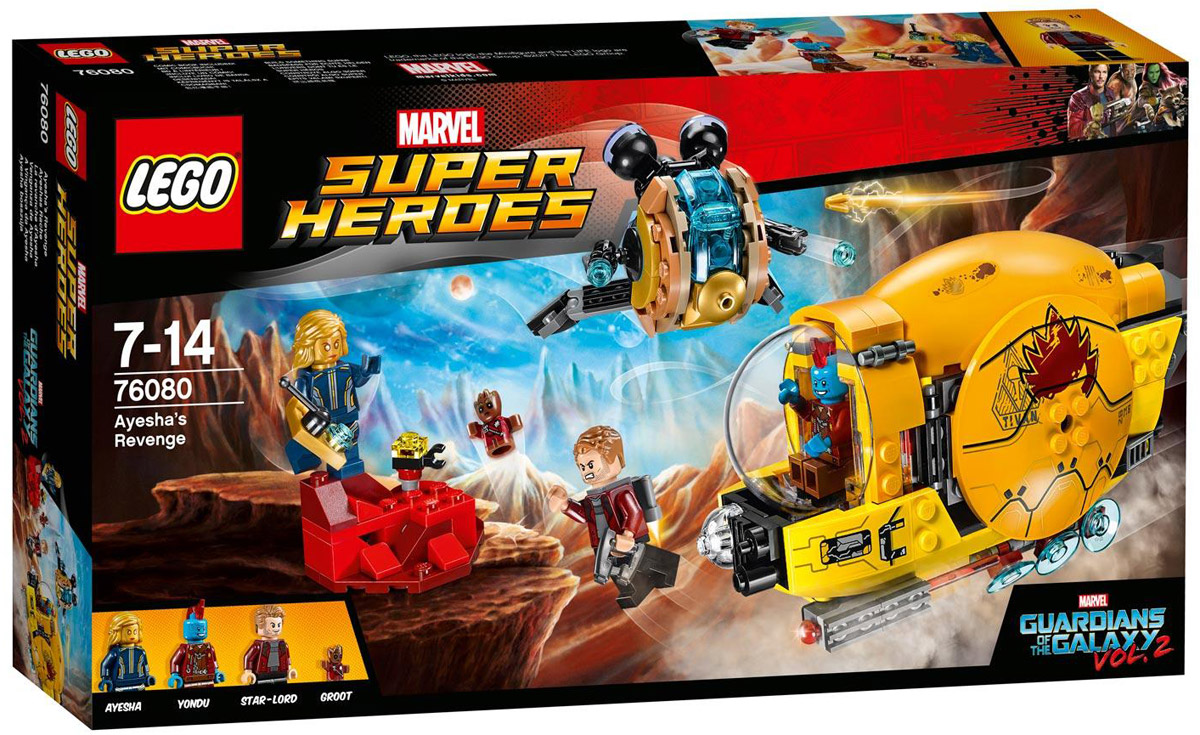 Характеристики Конструктор LEGO Marvel Super Heroes 76080 Месть Аиши ...