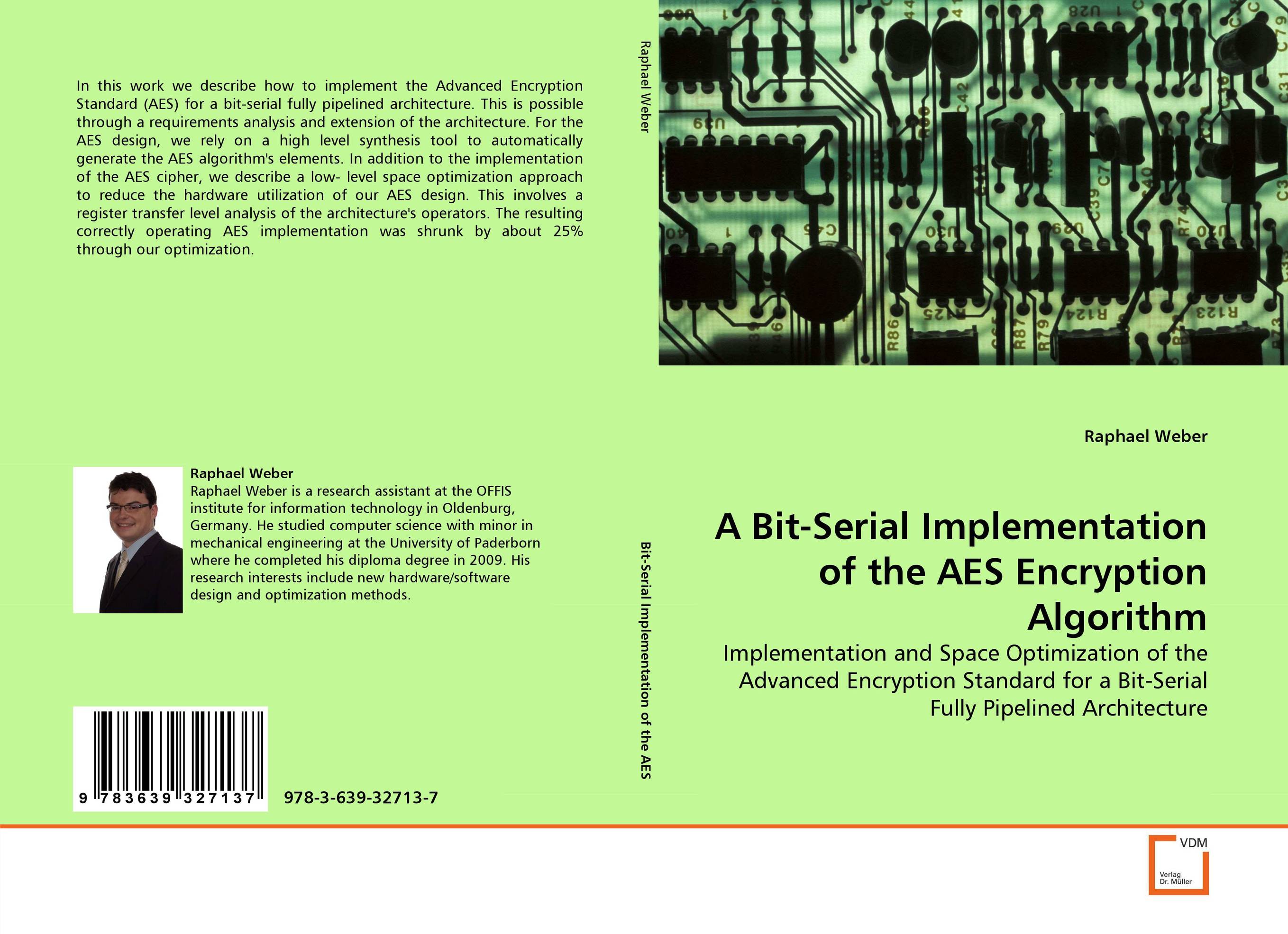 Книга A Bit Serial Implementation Of The Aes Encryption Algorithm купить книгу Isbn