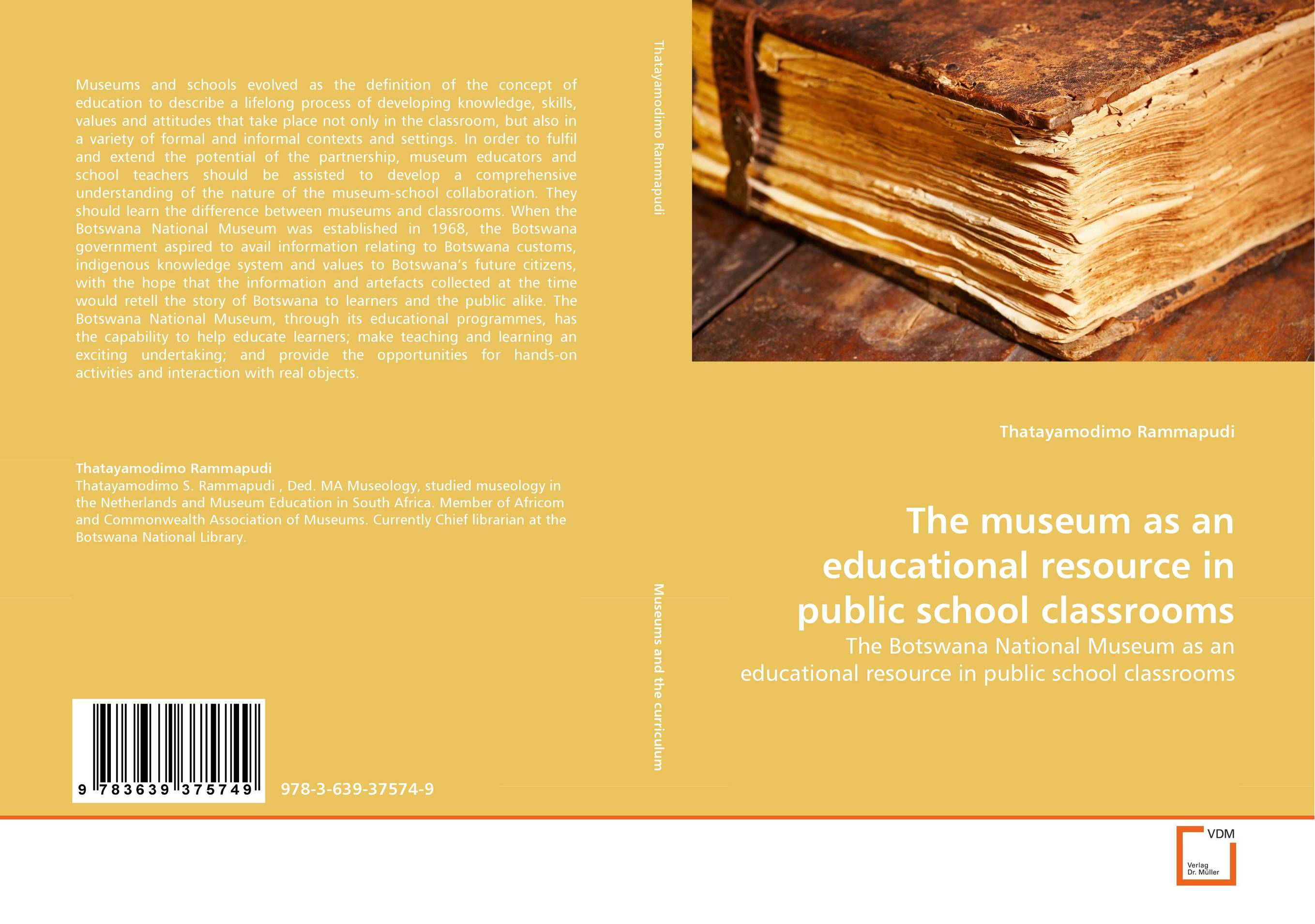  The Museum As An Educational Resource In Public School