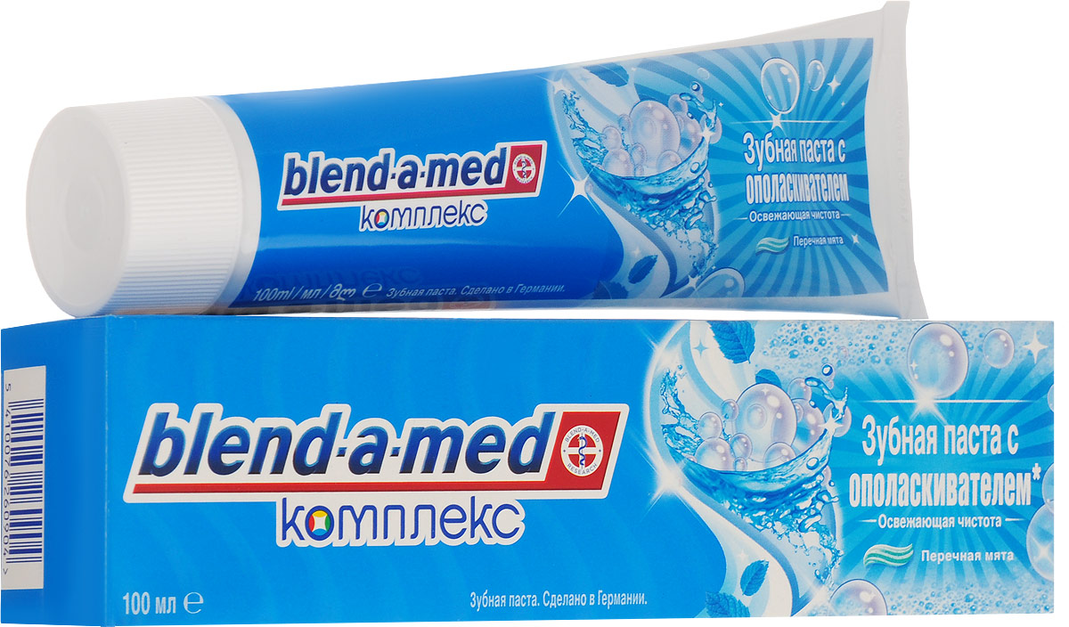 Blend-a-med Зубная паста Комплекс с ополаскивателем "Освежающая чистота ...