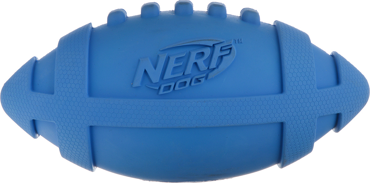 Игрушка для собак Nerf "Мяч для регби", с пищалкой, длина 17,5 см ...