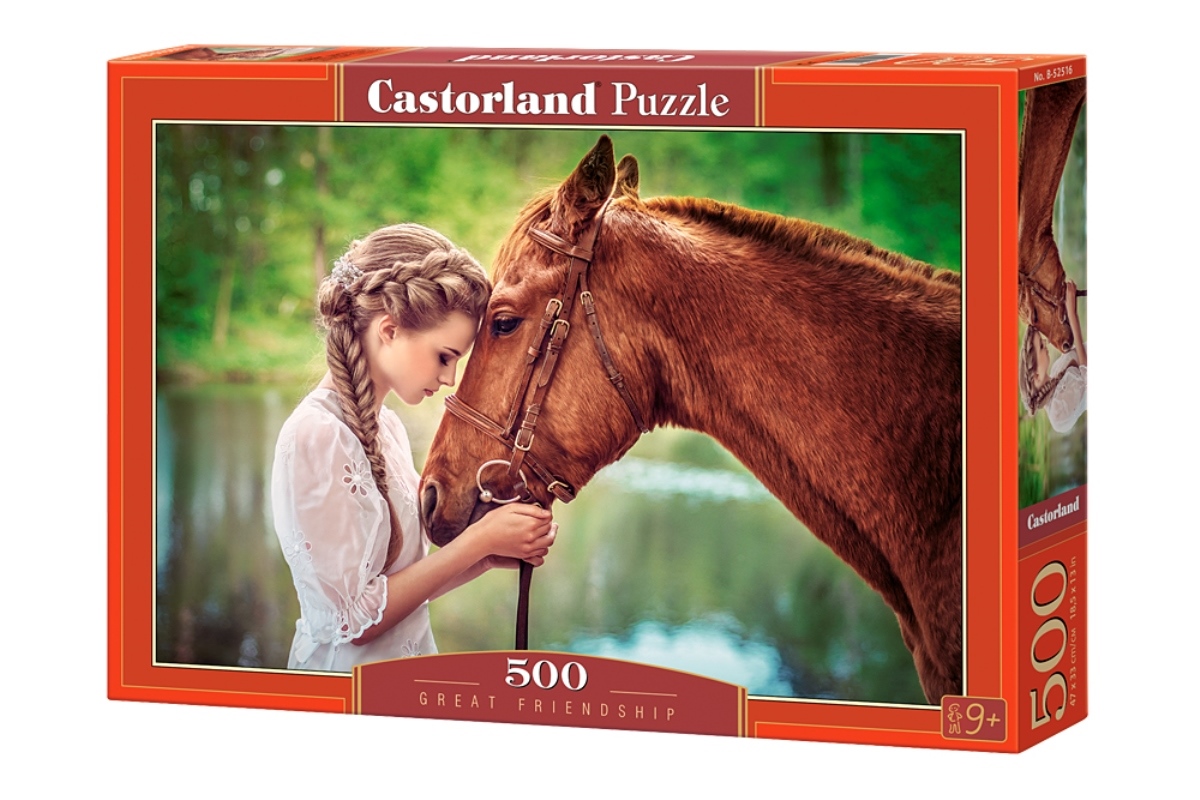 Castorland Пазл Девушка и лошадь — купить в интернет-магазине OZON с ...