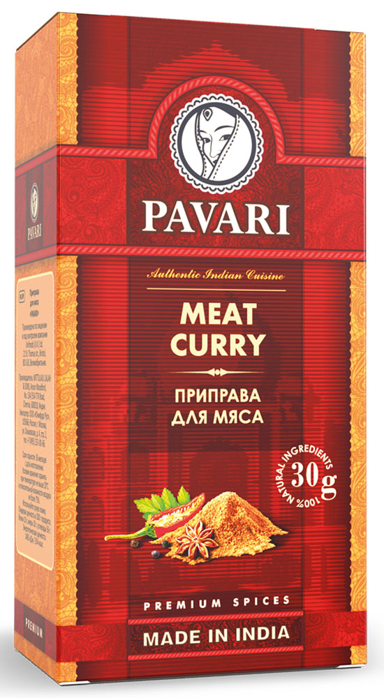 Pavari Meat Curry приправа для мяса, 30 г - купить с доставкой по ...