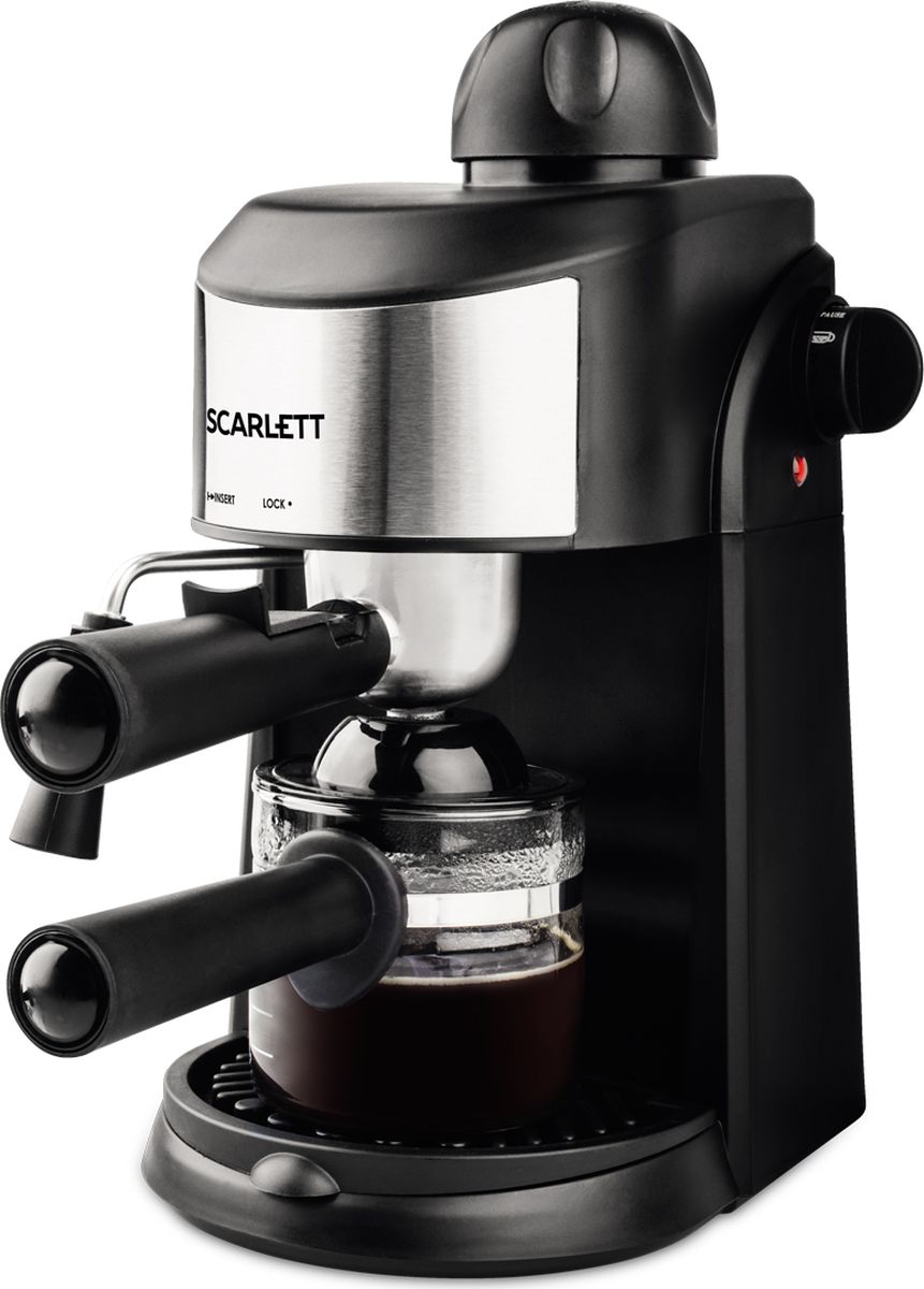 Кофеварка рожковая Scarlett Scarlett SC-CM33005 кофеварка, черный ...