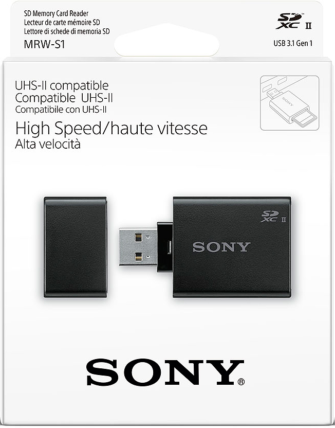 Sony MRW-S1 UHS-II/USB 3.1 Gen 1 картридер для SD карт - купить с ...