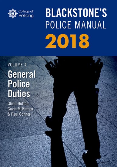 Книга "Blackstone\u0027s Police Manual Volume 4: General Police Duties ...