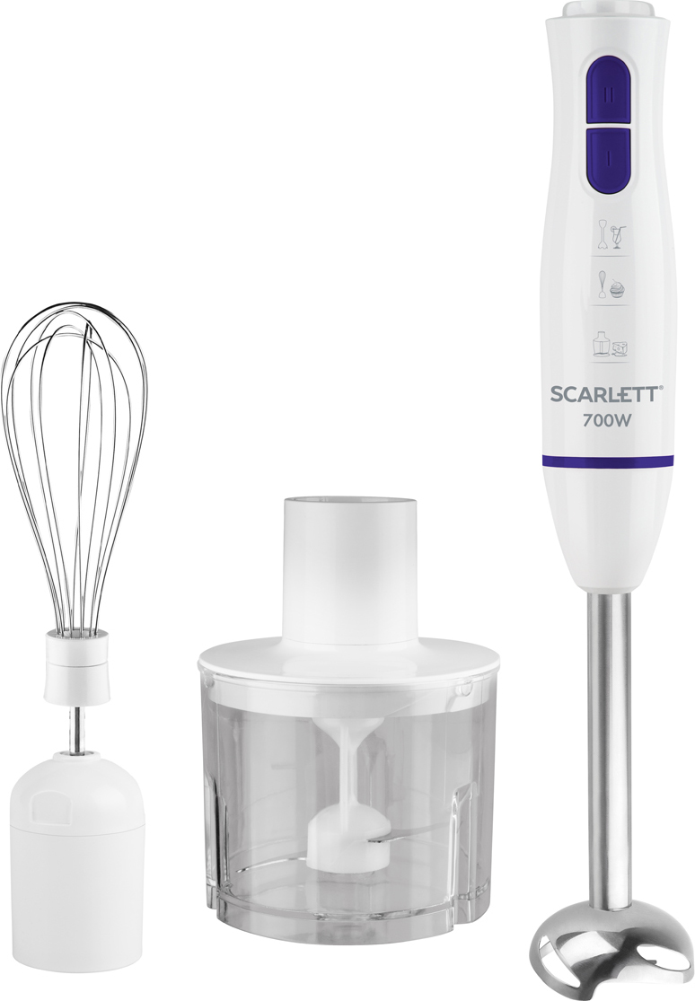 Блендер Scarlett Scarlett SC-HB42F37 блендер погружной, белый купить по ...