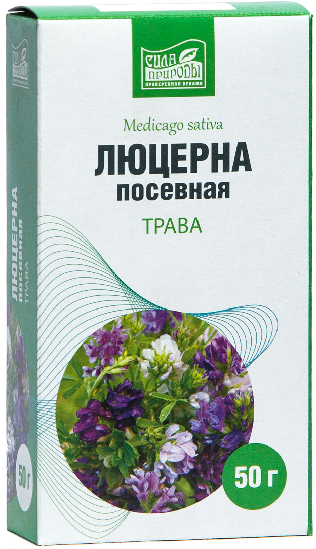 Травяной сбор Люцерна трава Сила природы, 50 г — купить в интернет ...