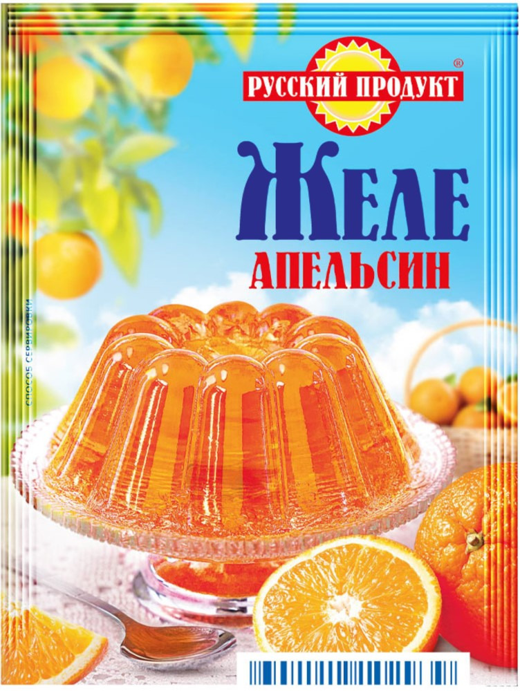Русский продукт Желе апельсин, 35 шт по 50 г - купить с доставкой по ...
