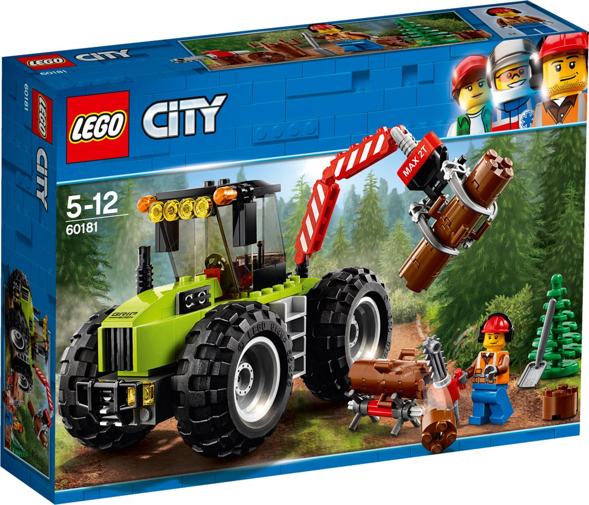 Характеристики LEGO City Great Vehicles 60181 Лесной трактор ...