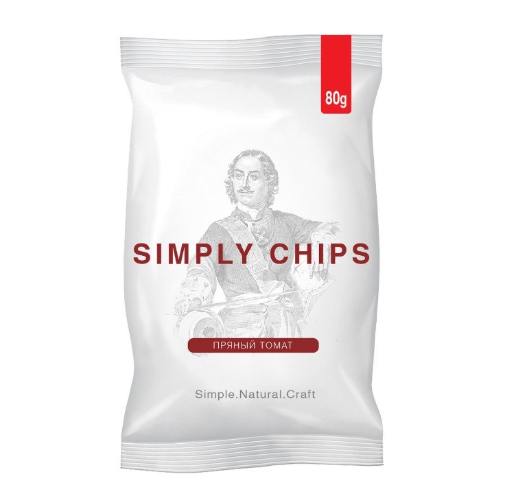 Картофельные чипсы Simply chips пряный томат — купить в интернет ...