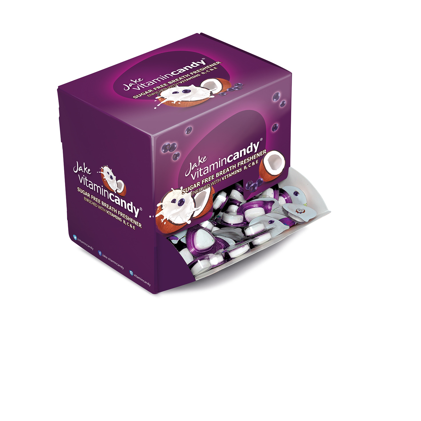 Леденцы Jake Vitamincandy Кокос, 216 г — купить в интернет-магазине ...