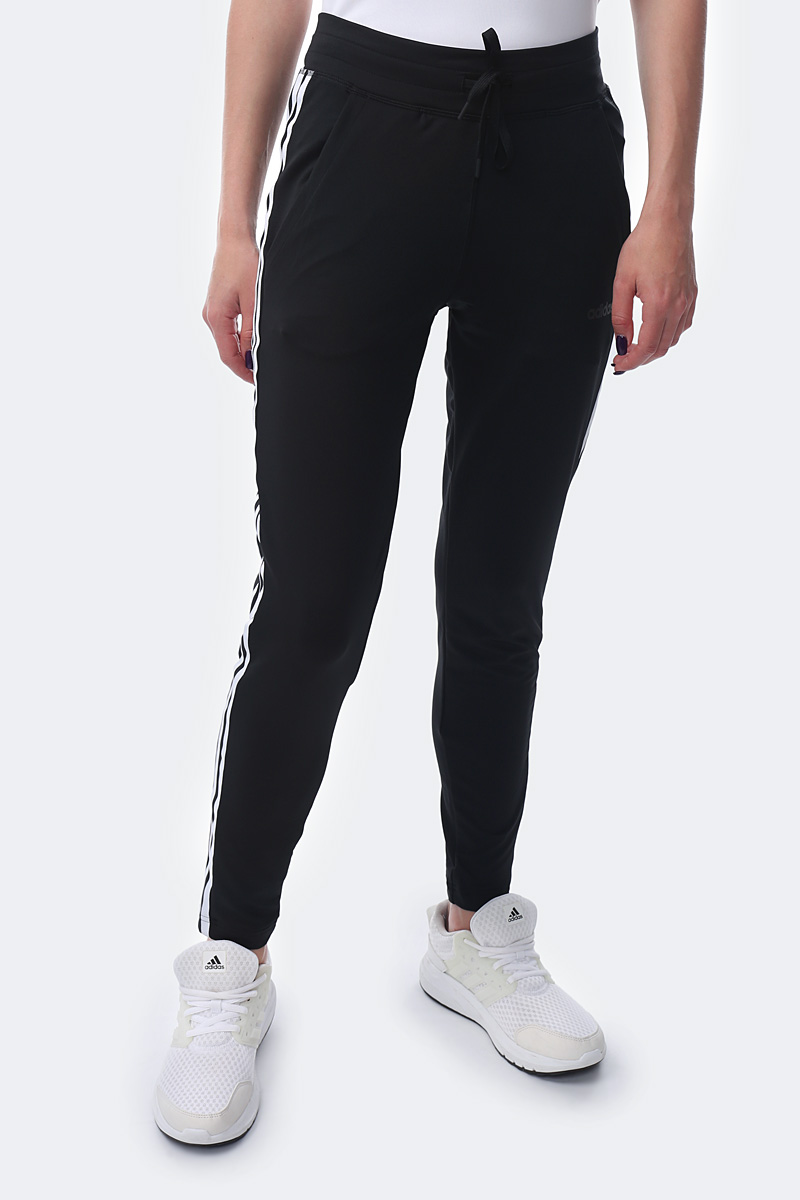 Брюки женские Adidas D2m 3s Pant, цвет: черный. DS8732. Размер XL (52/ ...