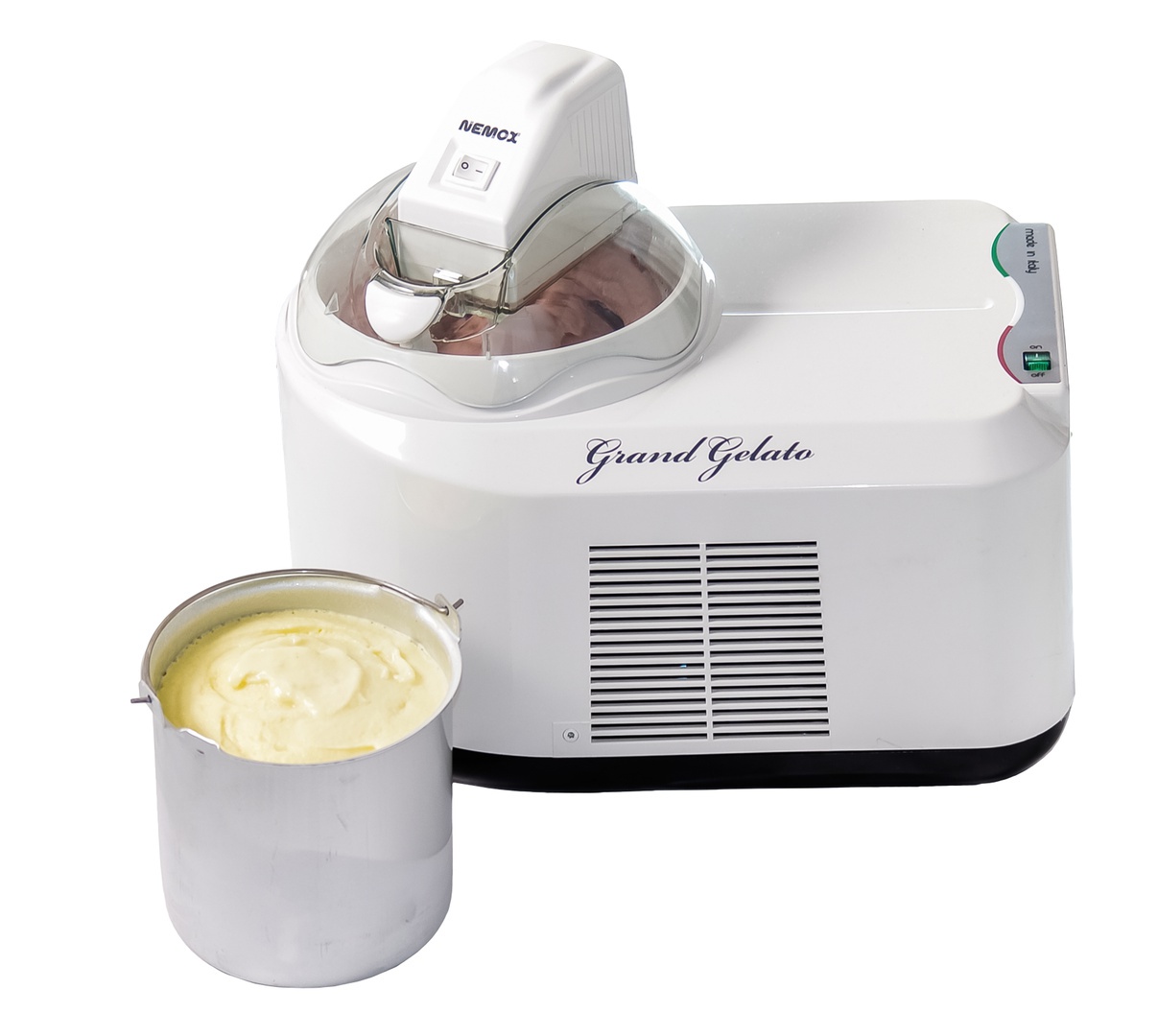 Автоматическая мороженица Nemox GELATO GRAND CLEAR, белая — купить в ...