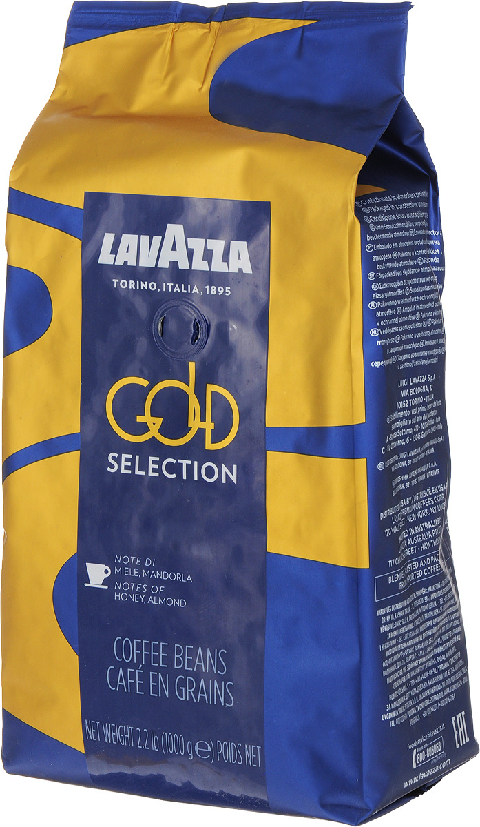 Кофе в зернах Lavazza Gold Selection, 1 кг - купить с доставкой по ...