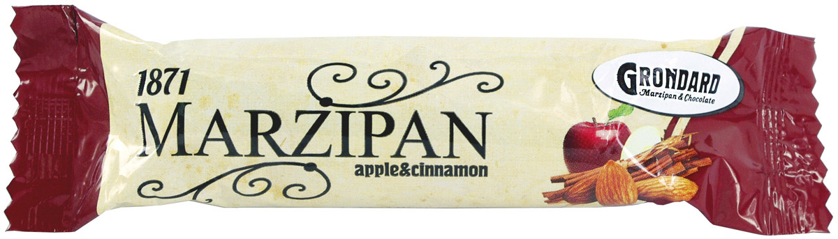 Grondard Marzipan батончик марципановый с яблоком и корицей, 50 г ...