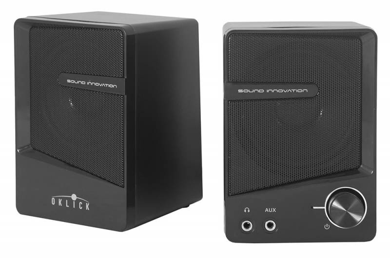 Колонки Oklick OK-126 2.0 черный 6Вт — купить в интернет-магазине OZON ...