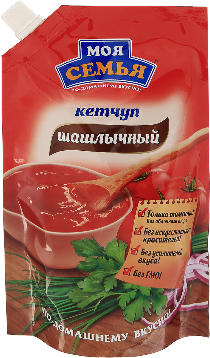 Моя семья кетчуп Шашлычный, 330 г — купить в интернет-магазине OZON с ...