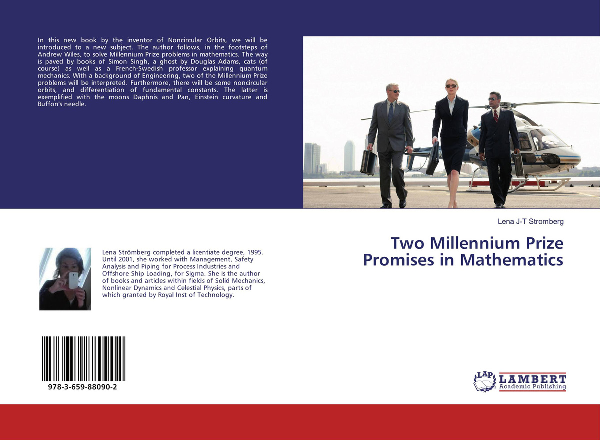 Книга "Two Millennium Prize Promises in Mathematics" – купить книгу ...