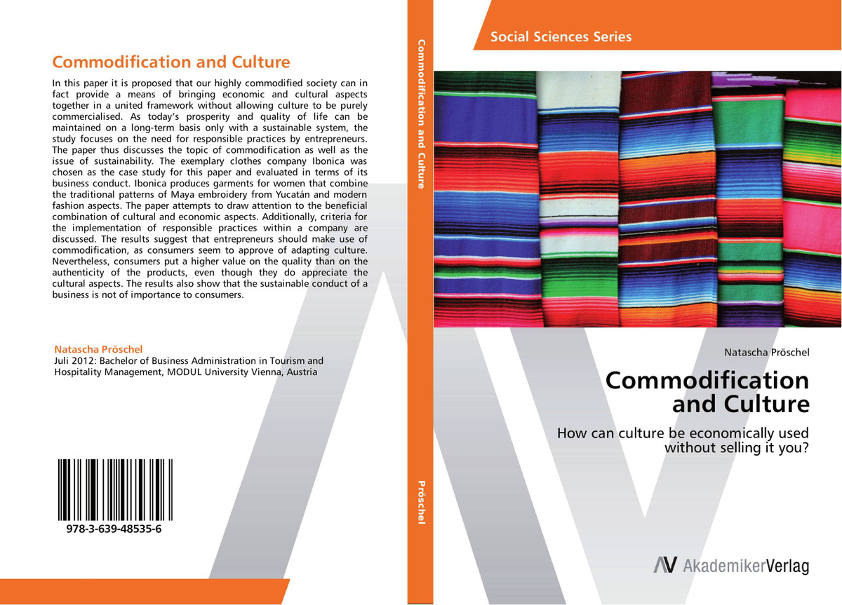 Книга "Commodification and Culture" – купить книгу ISBN 9783639485356 с ...