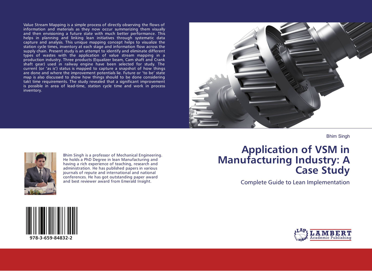 Книга "Application of VSM in Manufacturing Industry: A Case Study ...