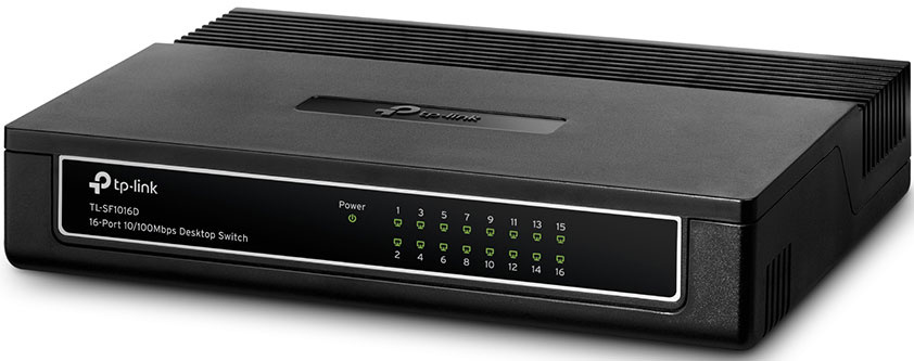 Коммутатор TP-LINK TL-SF1016D, 16 портов — купить в интернет-магазине ...