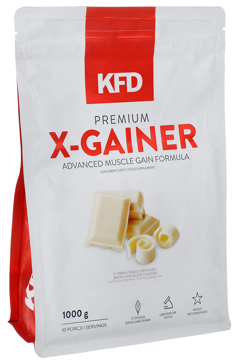 Гейнер KFD "Premium X-Gainer", белый шоколад, 1 кг — купить в интернет ...