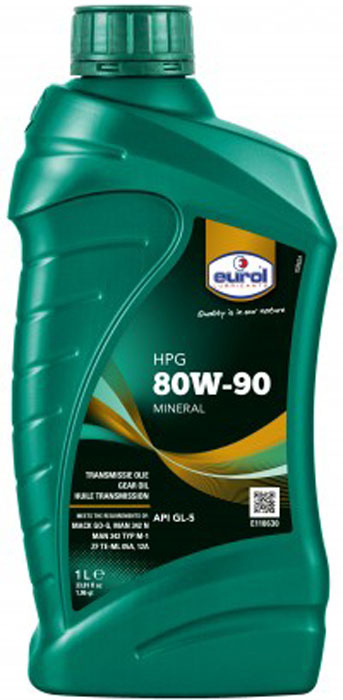 Масло трансмиссионное Eurol "HPG SAE 80W-90 GL5", 1 л - купить по ...