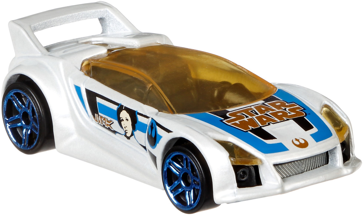 Hot Wheels Star Wars Трековая машинка Princess Leia Quick N' Sick ...