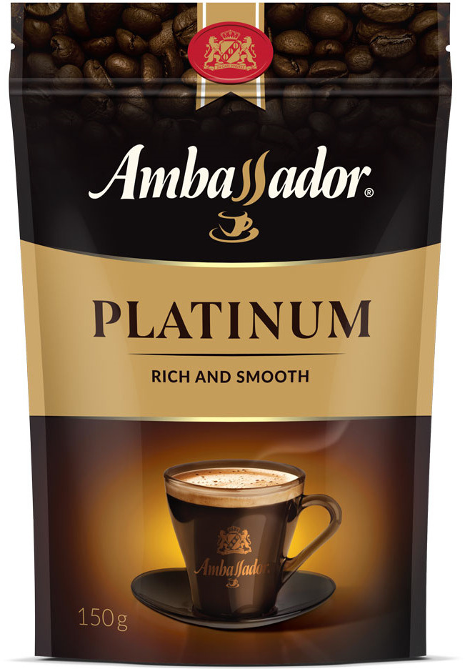 Кофе растворимый Ambassador Platinum, 150 г — купить в интернет ...