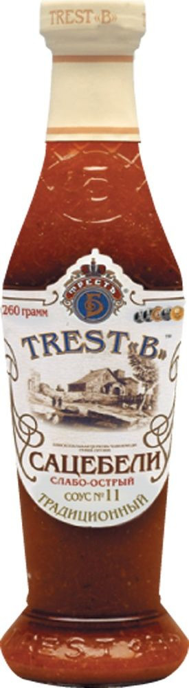 Соус Trest B Сацебели №11 Традиционный, слабо-острый, 260 г — купить в ...