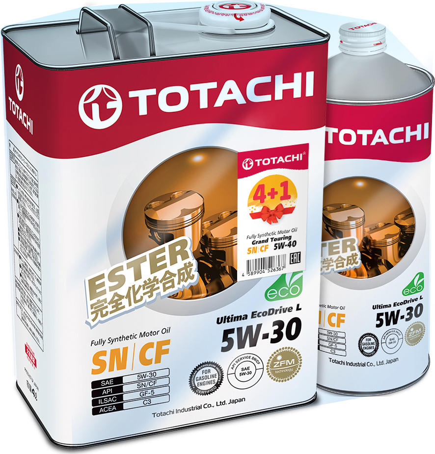 Моторное масло TOTACHI 5W-30 Синтетическое 5 л - купить в интернет ...