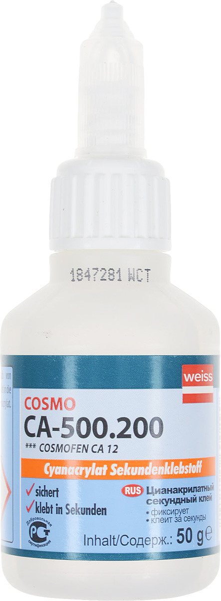 Клей Cosmofen CA 12, цвет: прозрачный, 50 г — купить в интернет ...
