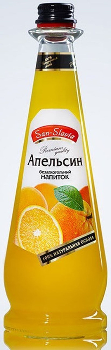 Лимонад San-Slavia Апельсин, 12 шт по 500 мл — купить в интернет ...